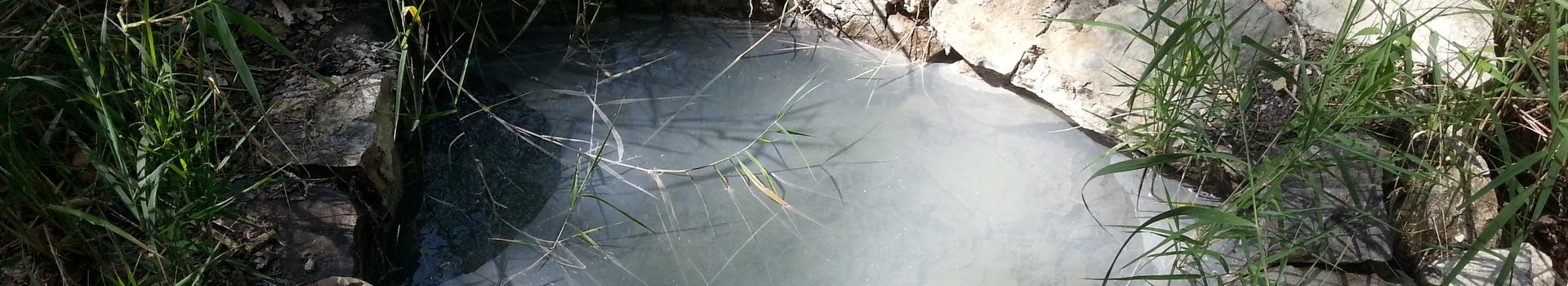 Source d'eau sulfureuse "d'Huguette" - Parc naturel régional du Luberon